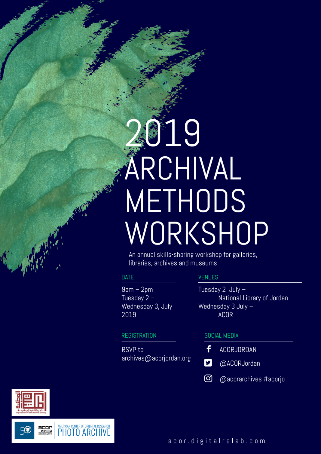 ACOR Archival Methods Workshop 2019 - Acor Jordan
