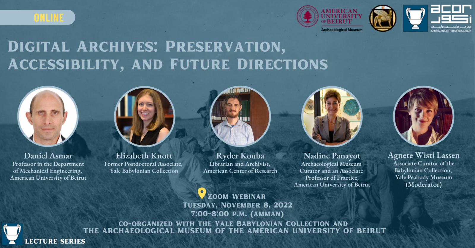(Online Lecture) Digital Archives: Preservation, Accessibility, and ...